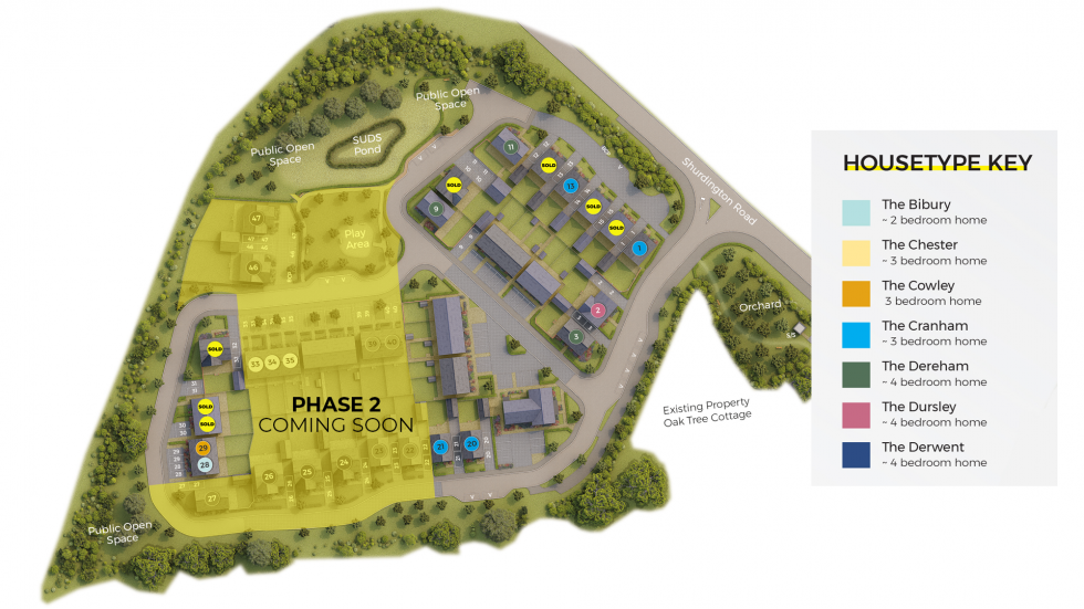 Crickley Fields, new houses in Brockworth — Kendrick Homes